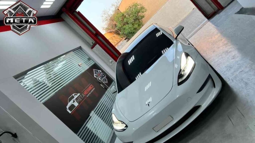 Tesla Model 3 Battery Replacement Dubai - META MECHANICS